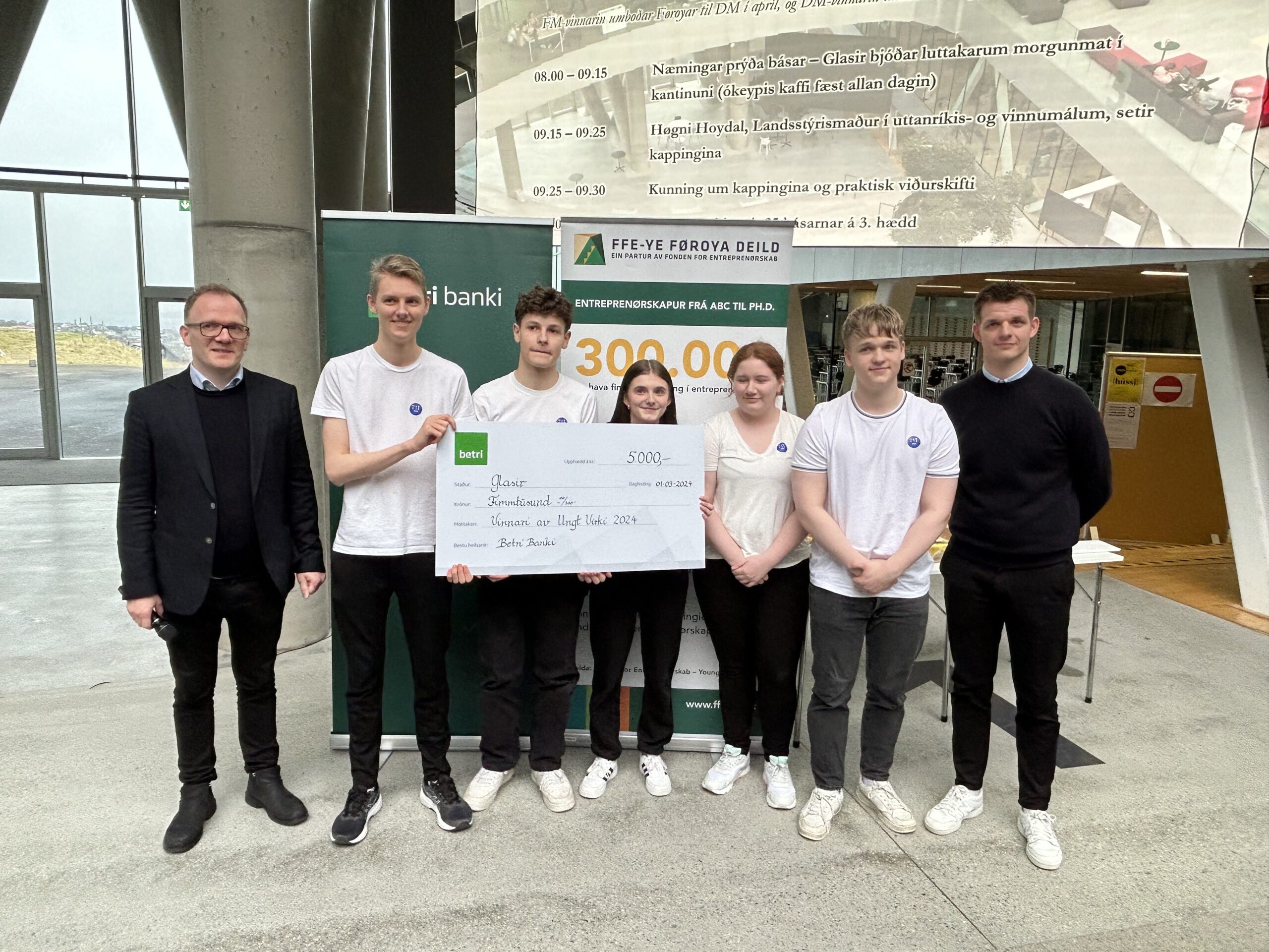 Atlas er vinnari av Ungt Virki 2024 - Glasir