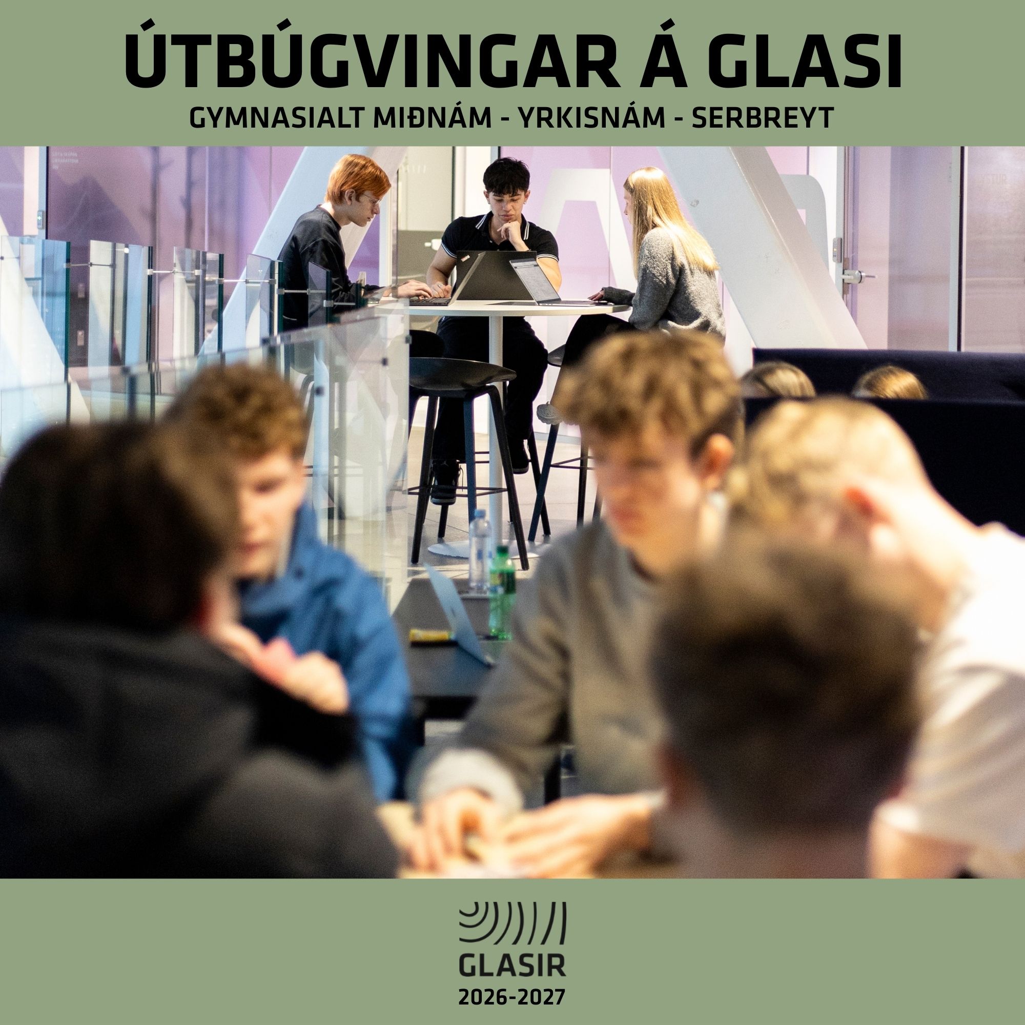 Útbúgvingarmøguleikar á Glasi - Glasir